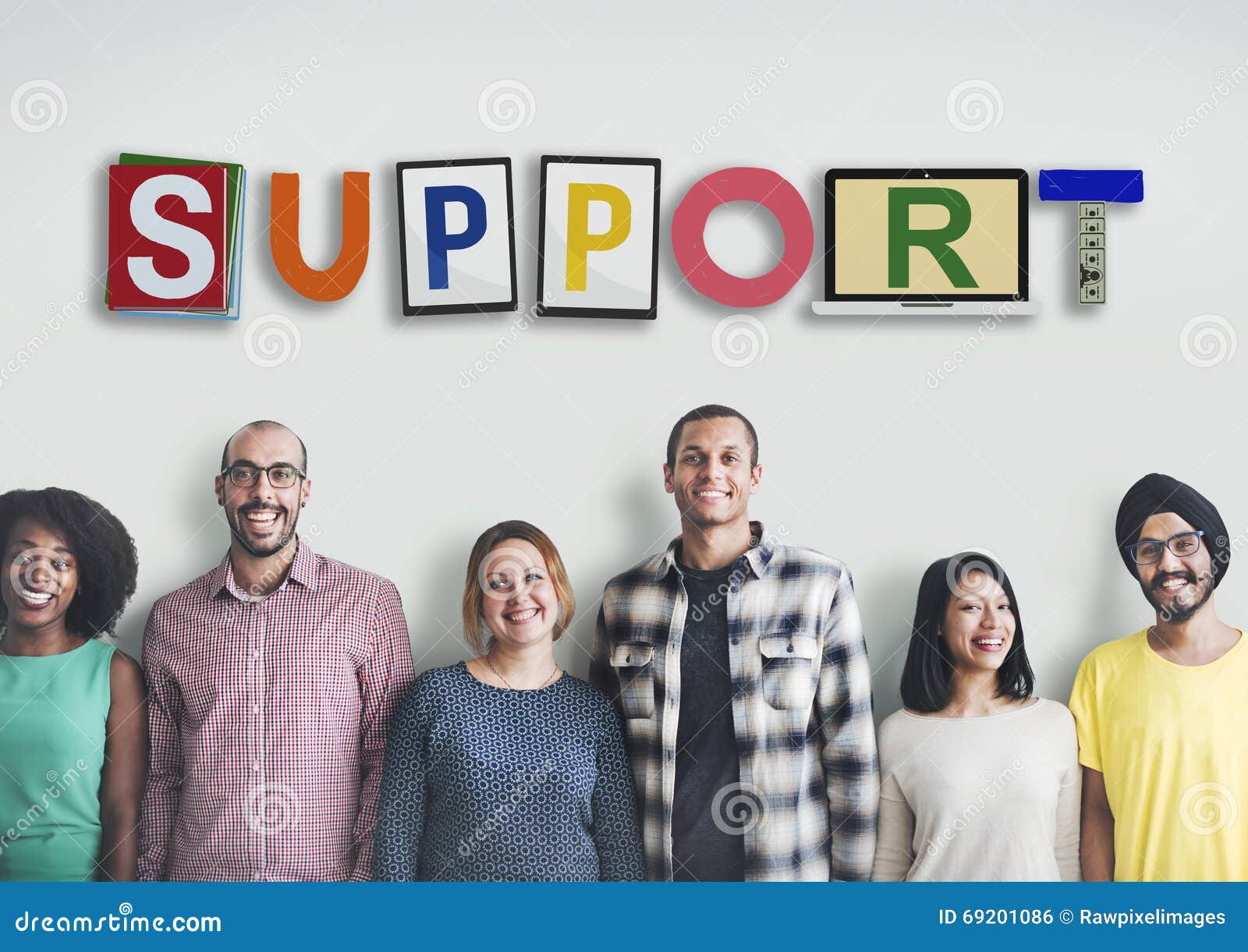Support Collaboration Team Advice Help Aid Concept Stock Photo - Image ...