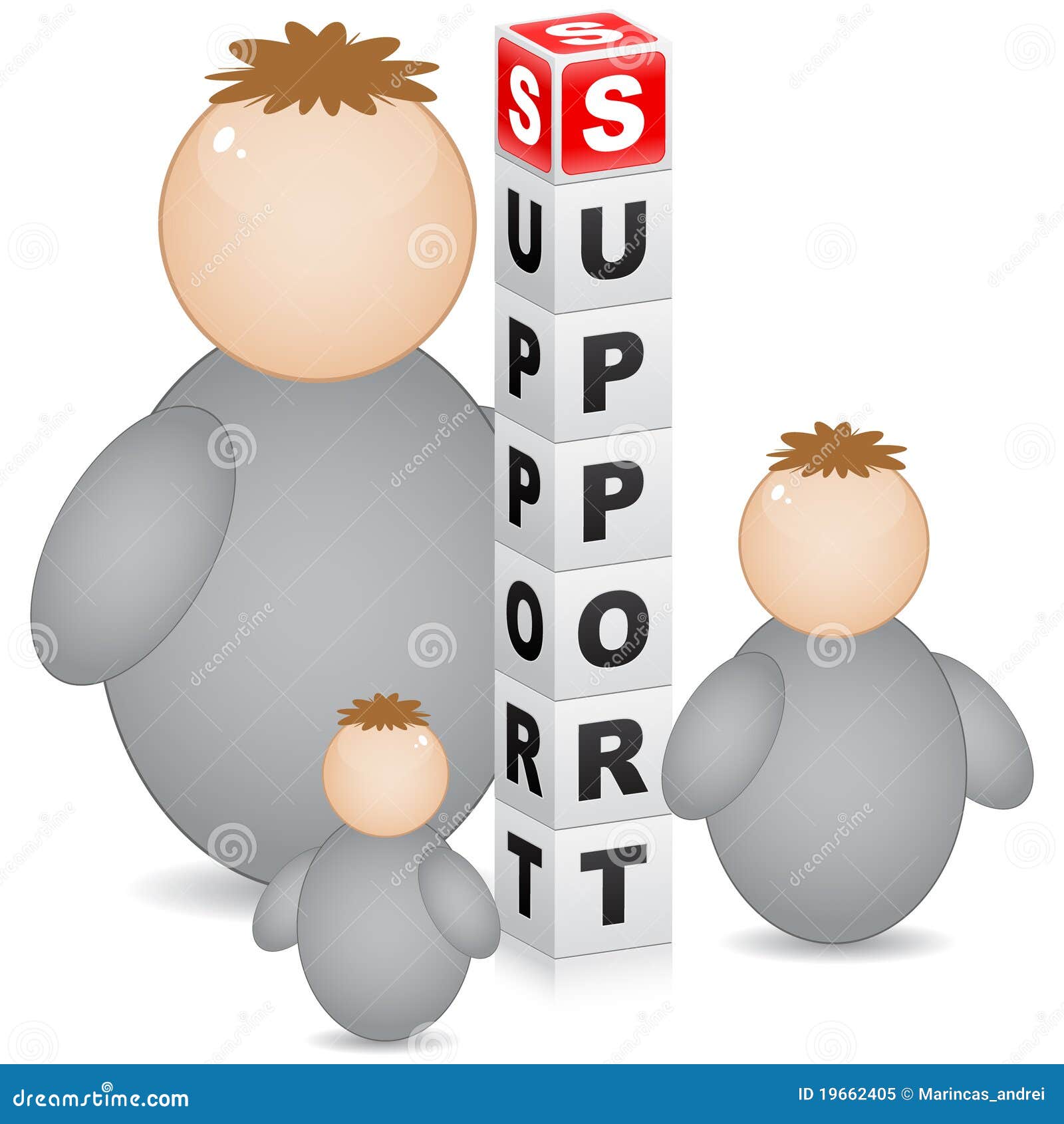 Support concept stock vector. Illustration of communication - 19662405