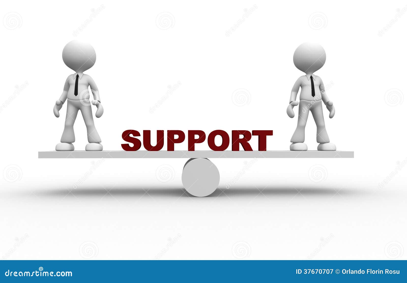 Support concept stock illustration. Illustration of business - 37670707
