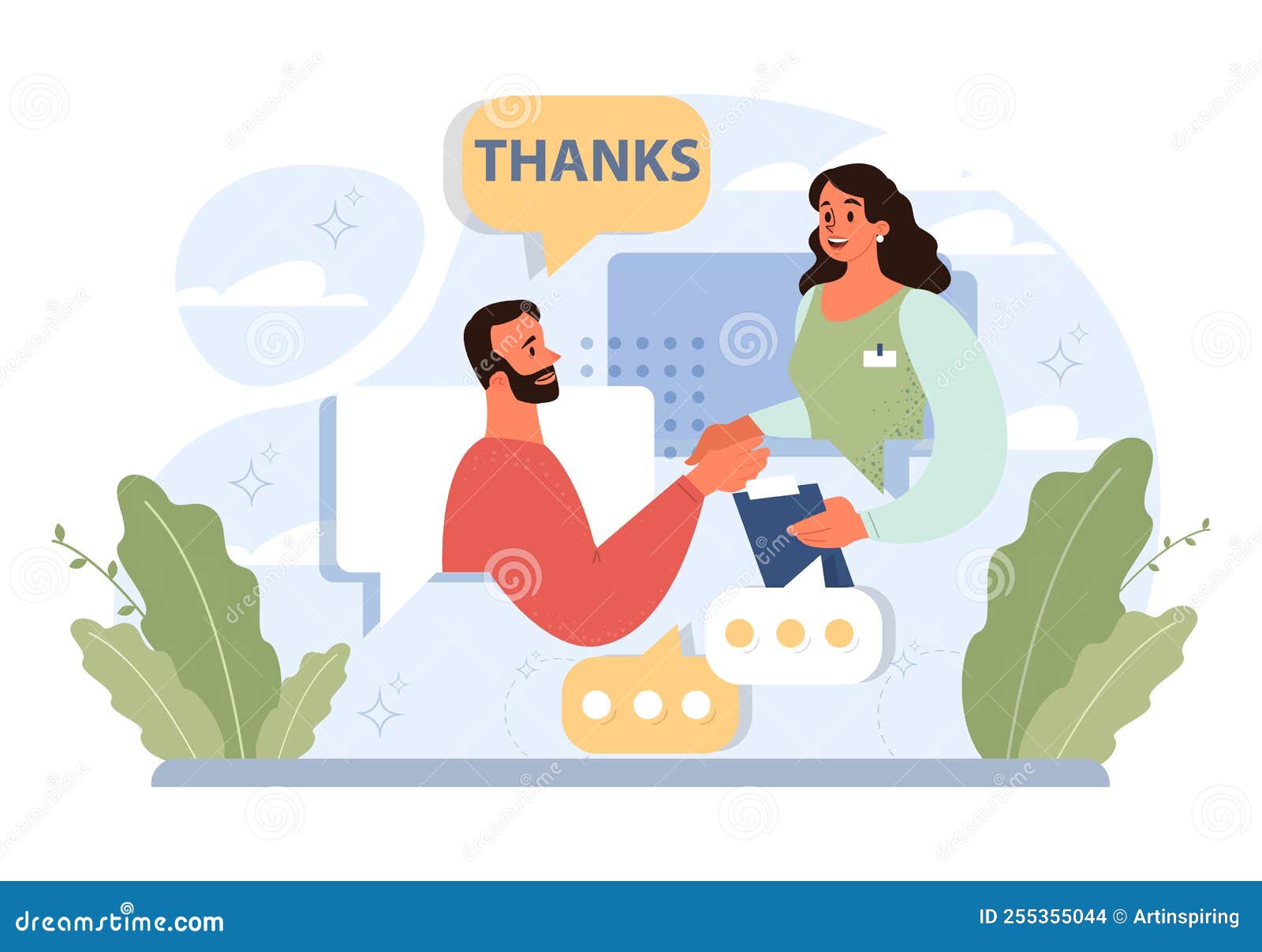 Support Concept. Character Help Each Other in Solving Problems Stock ...