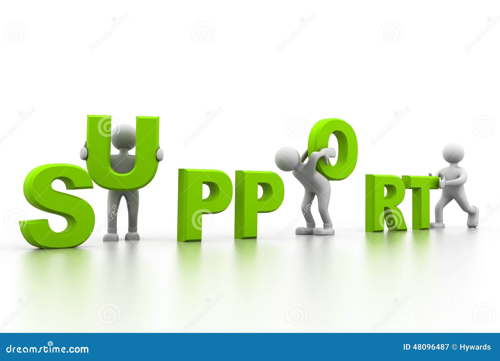 Support concept stock illustration. Illustration of people - 48096487