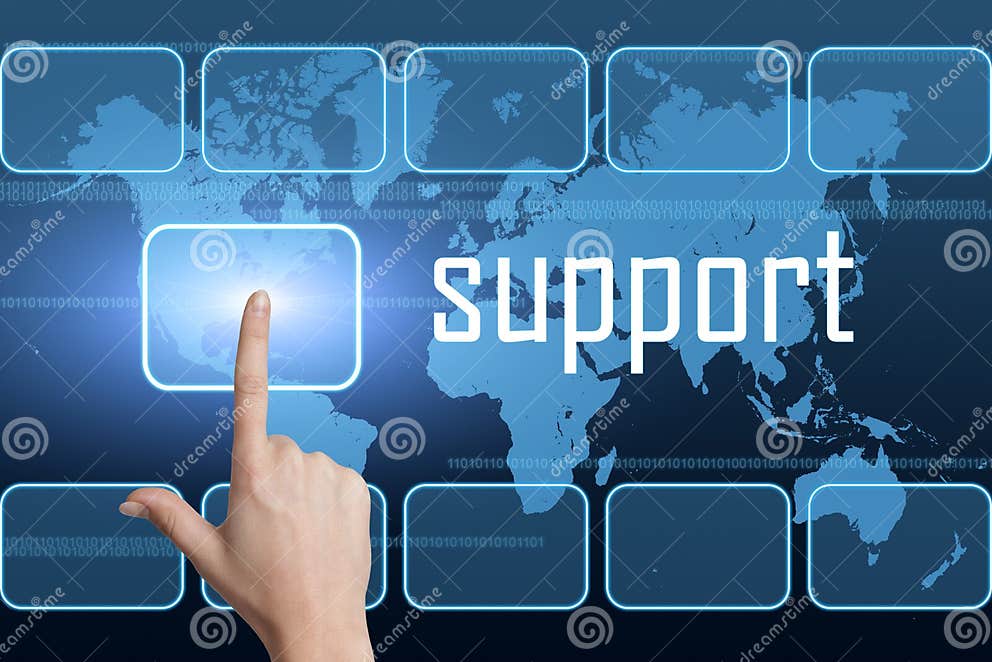 Support stock illustration. Illustration of operator - 35218469