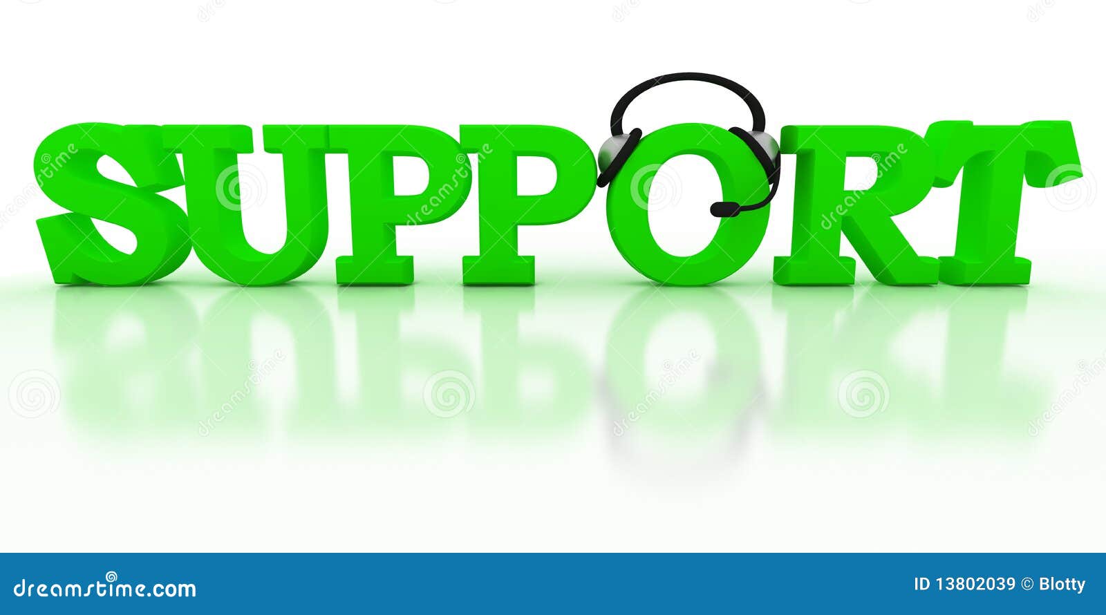 Support Concept on White Background Stock Illustration - Illustration ...