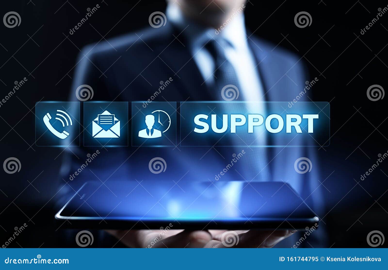 Support Customer Service Quality Assurance Business Technology Concept ...