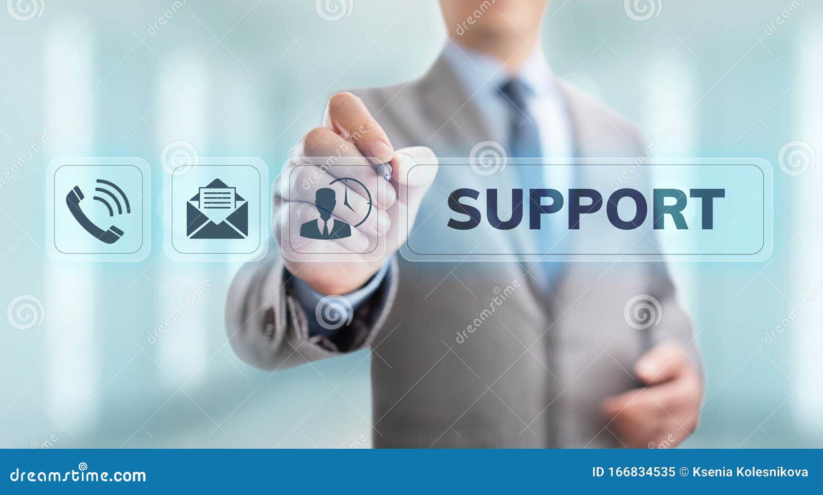 Support Customer Service Quality Assurance Business Technology Concept ...