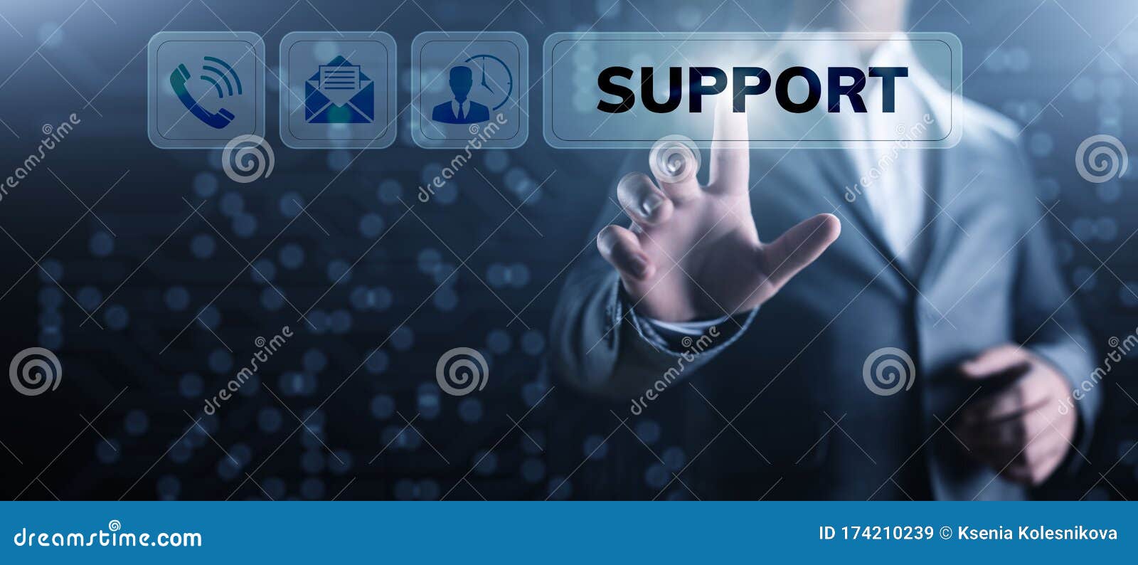 Support Customer Service Quality Assurance Business Technology Concept ...