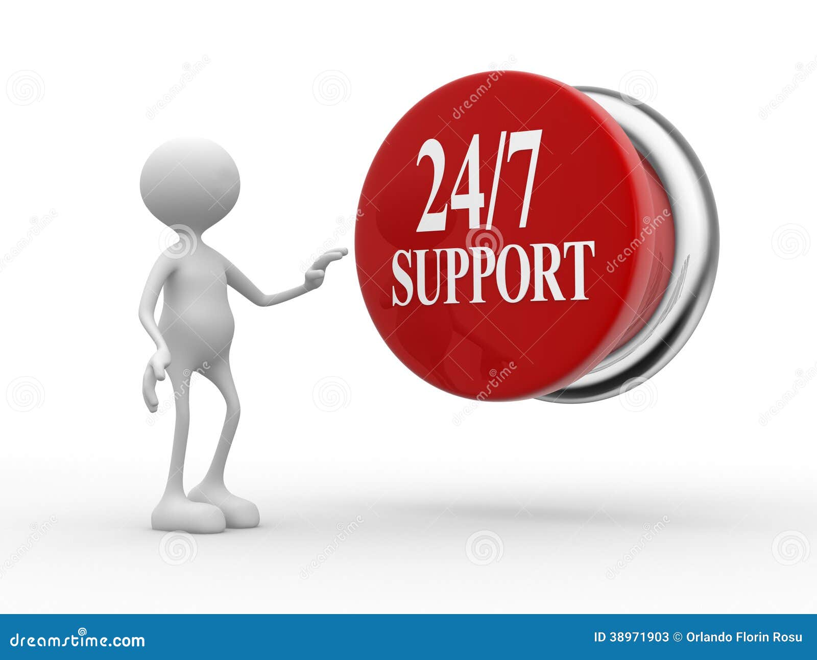 Support 24/7 stock illustration. Illustration of advisor - 38971903