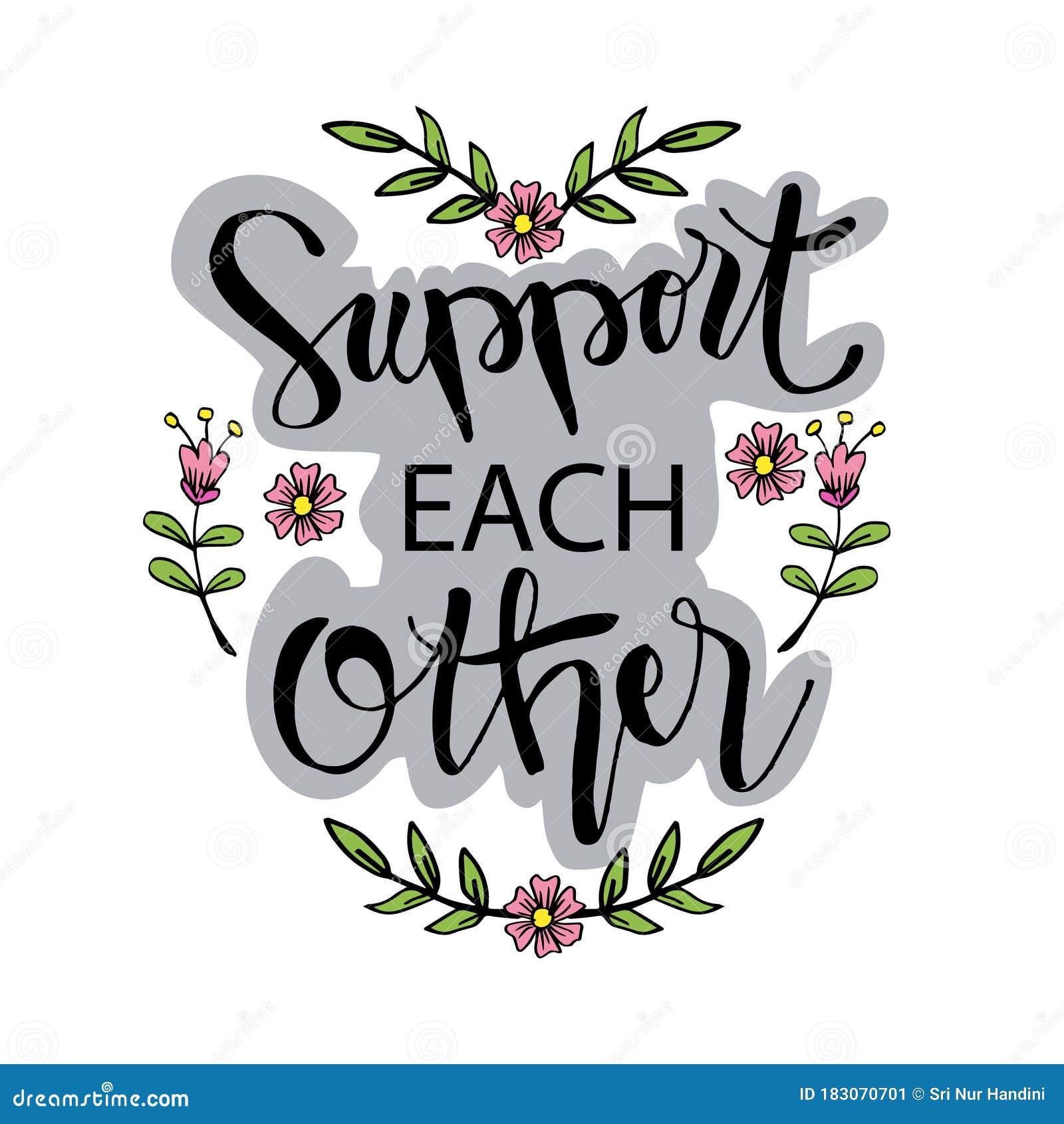 Support Each Other Corona Virus Covid 19 Stickman Infographic ...