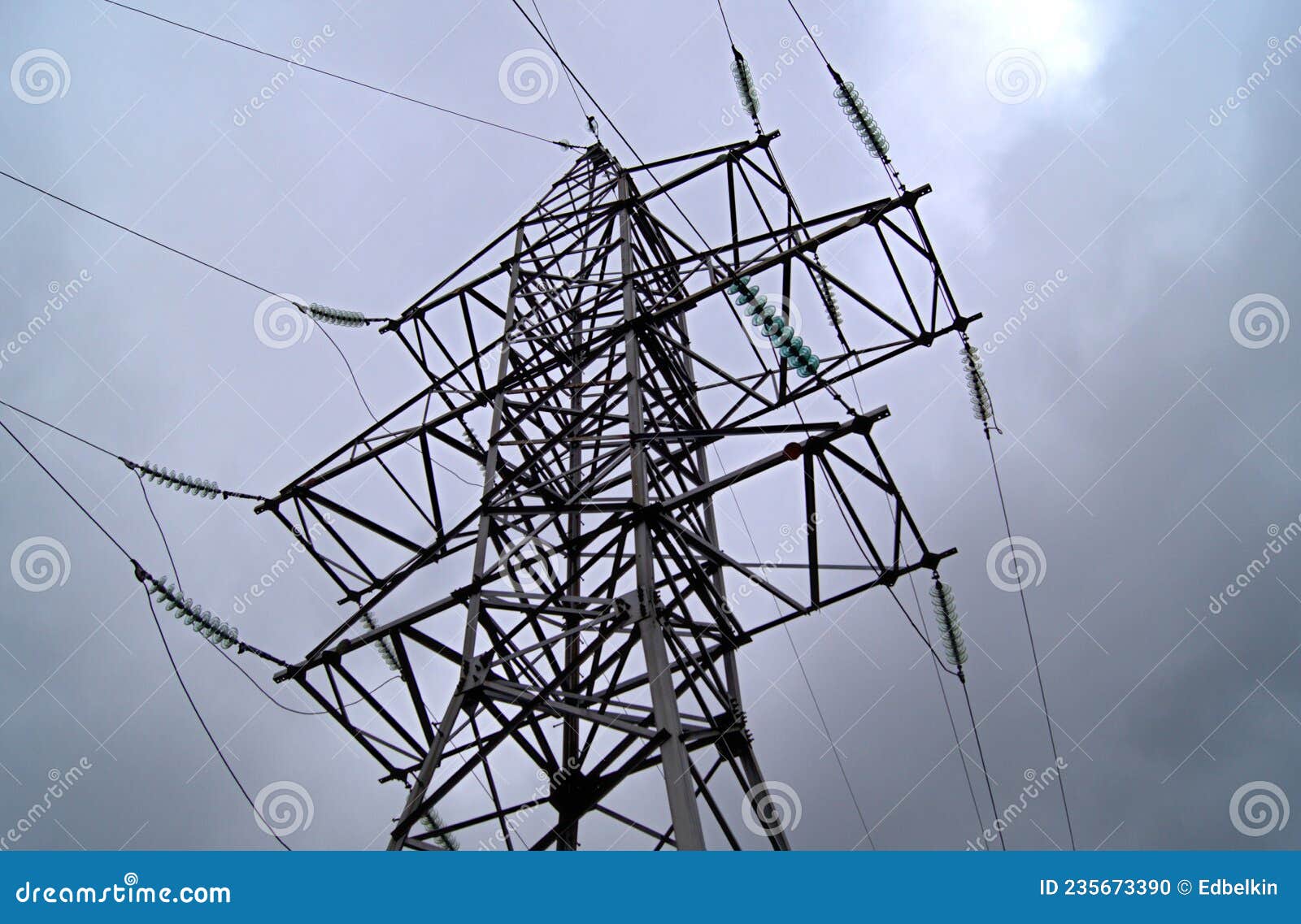 Support of the Electric Current Transmission Line Against the ...