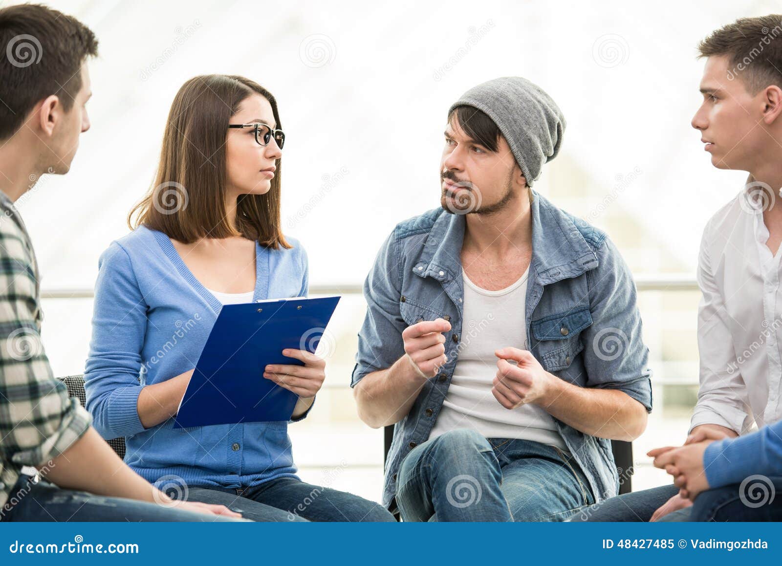 Support Group stock image. Image of horizontal, discussing - 48427485