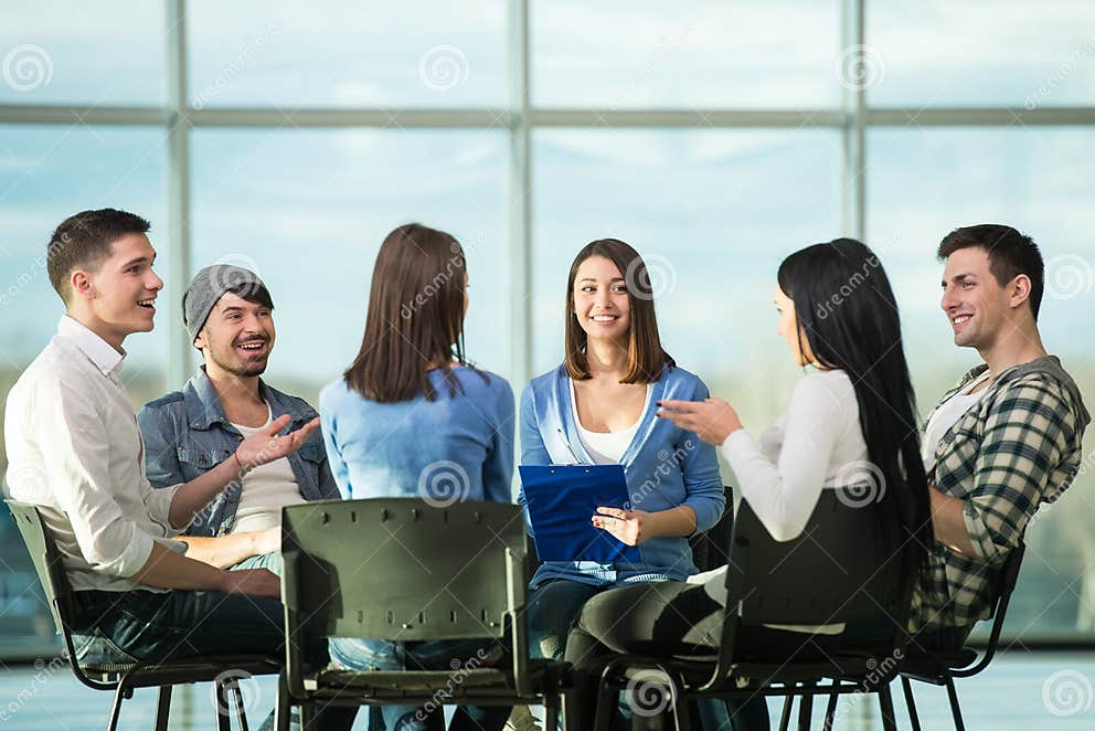 Support Group stock image. Image of discussion, mental - 48427571