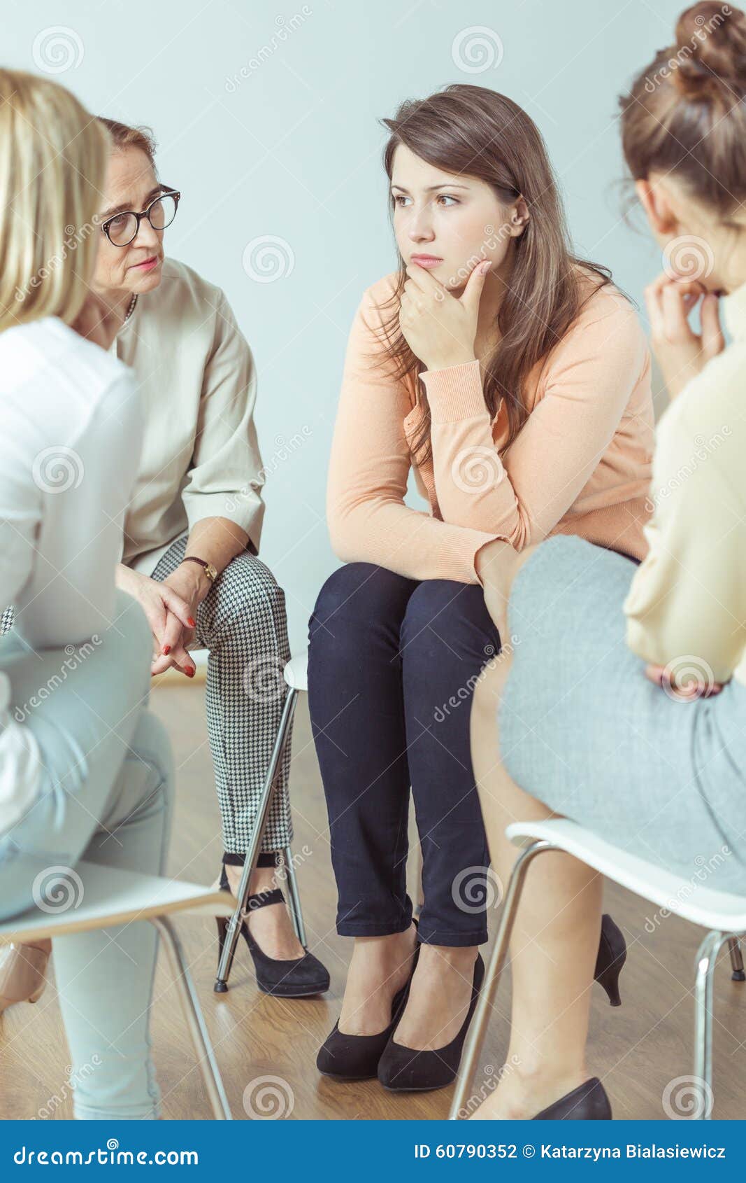 Support Group during Therapeutic Session Stock Photo - Image of trainer ...