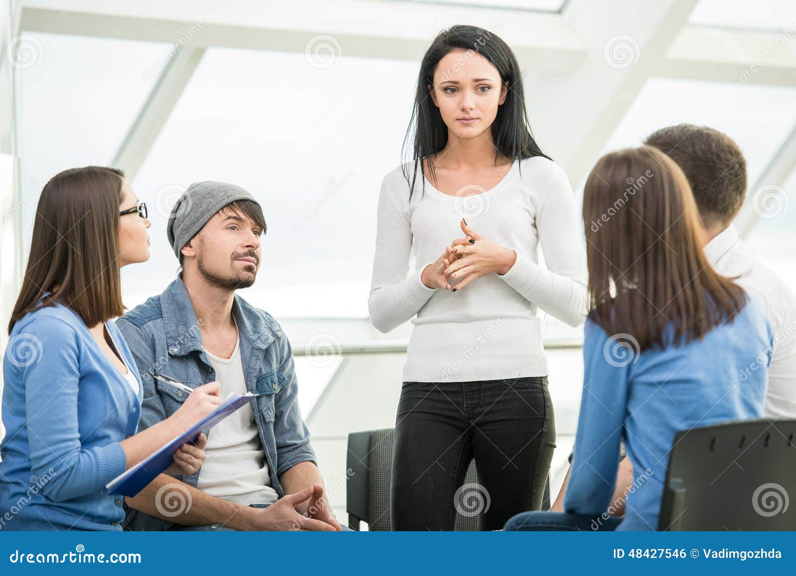 Support Group stock photo. Image of casual, advice, people - 48427546