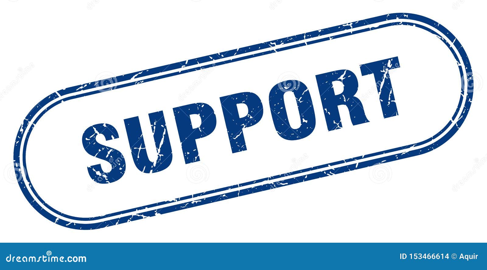 Support stamp stock vector. Illustration of grunge, isolated - 153466614