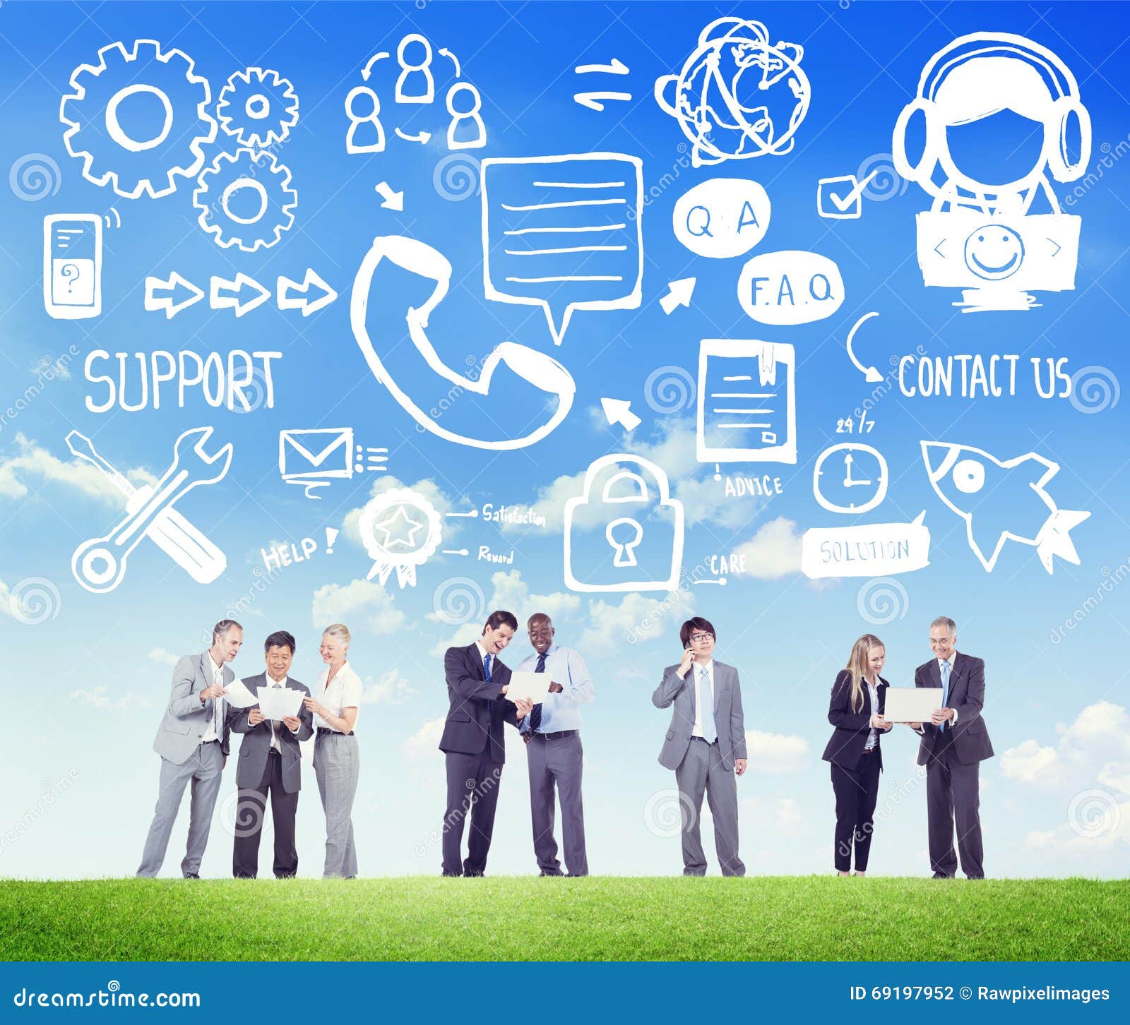 Support Help Solution Care Cooperation Assistance Togetherness C Stock ...