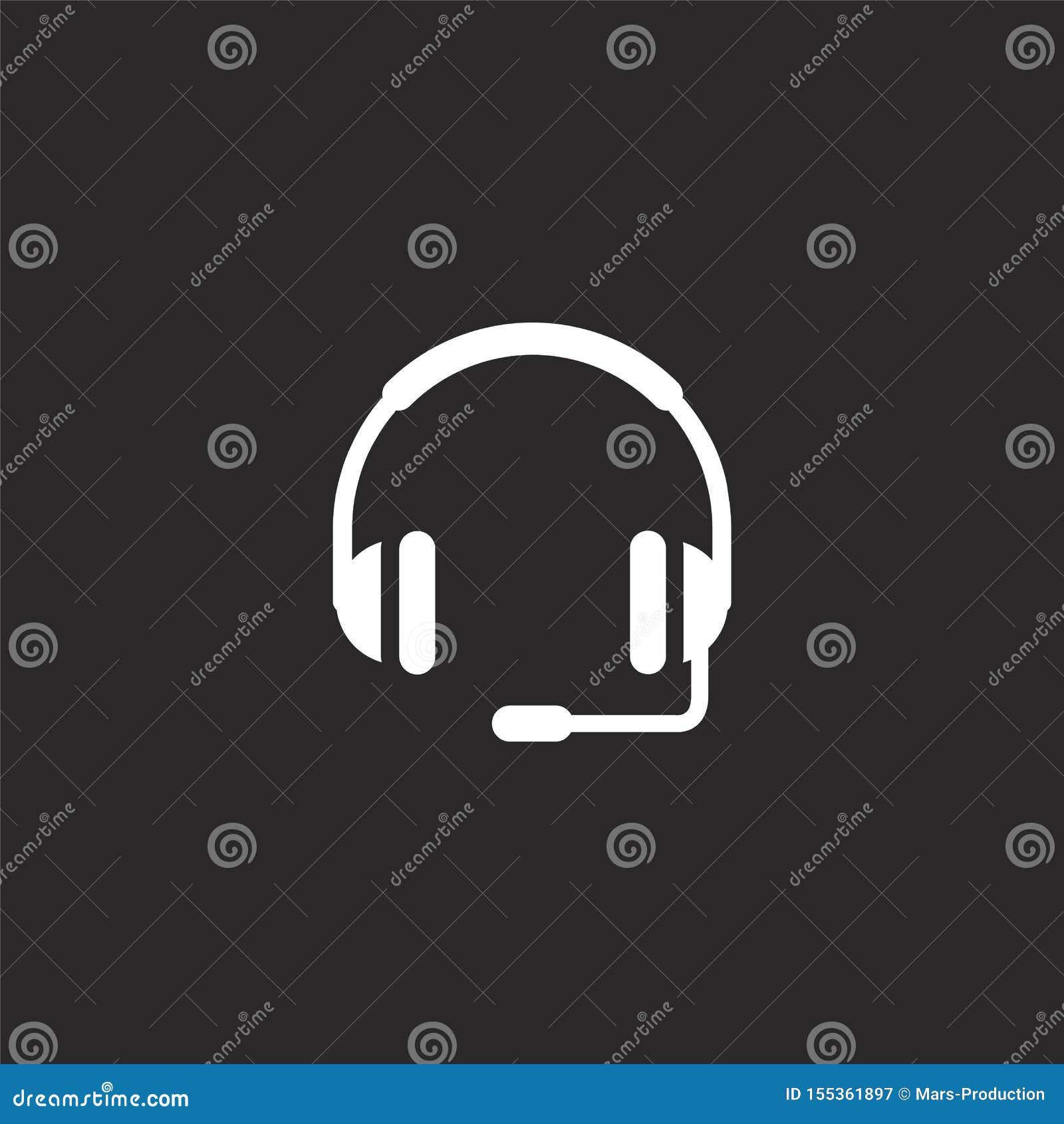 Support Icon. Filled Support Icon for Website Design and Mobile, App ...