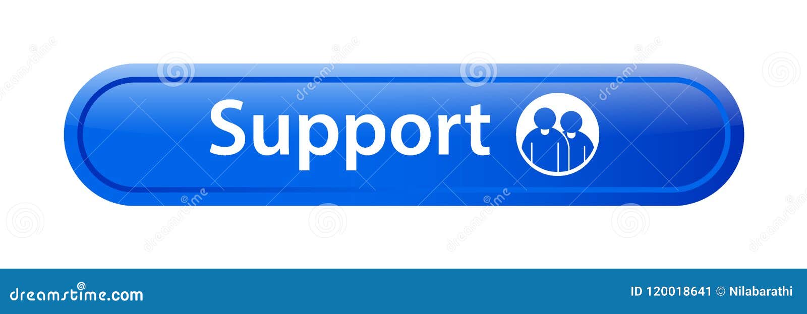 Support icon web button stock illustration. Illustration of consultant ...