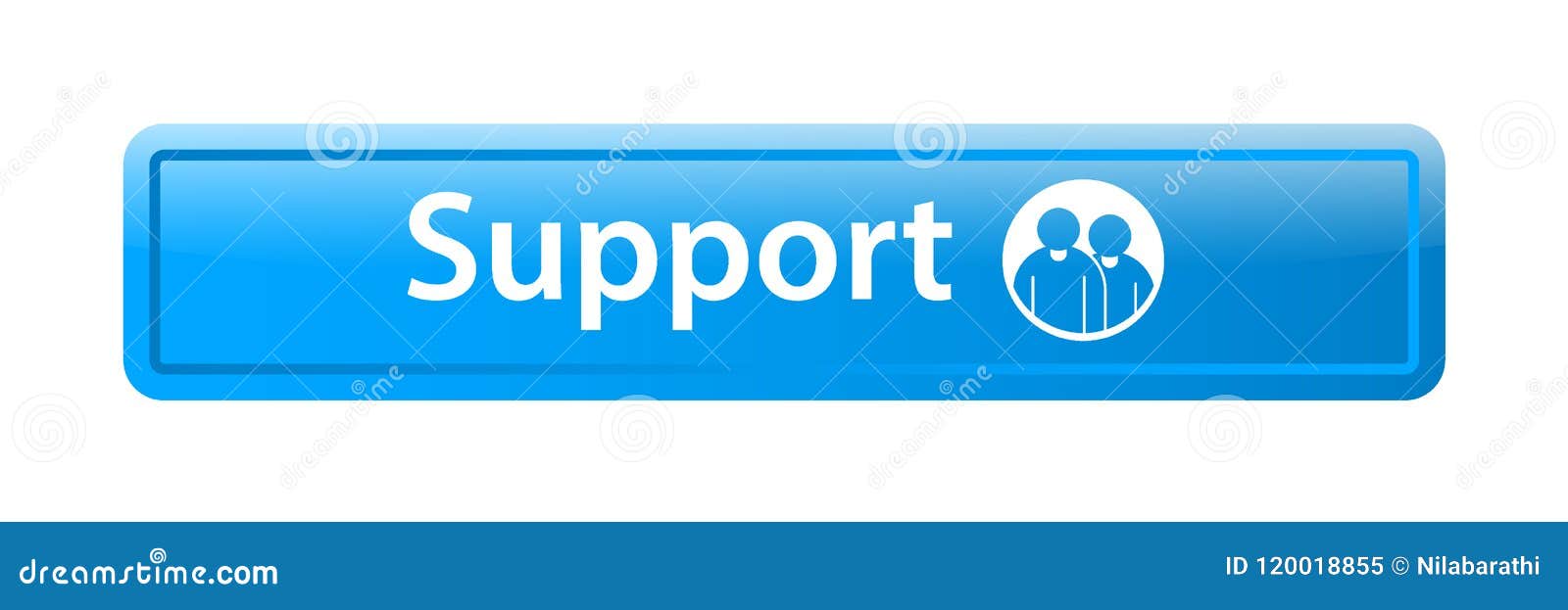 Support icon web button stock illustration. Illustration of help ...