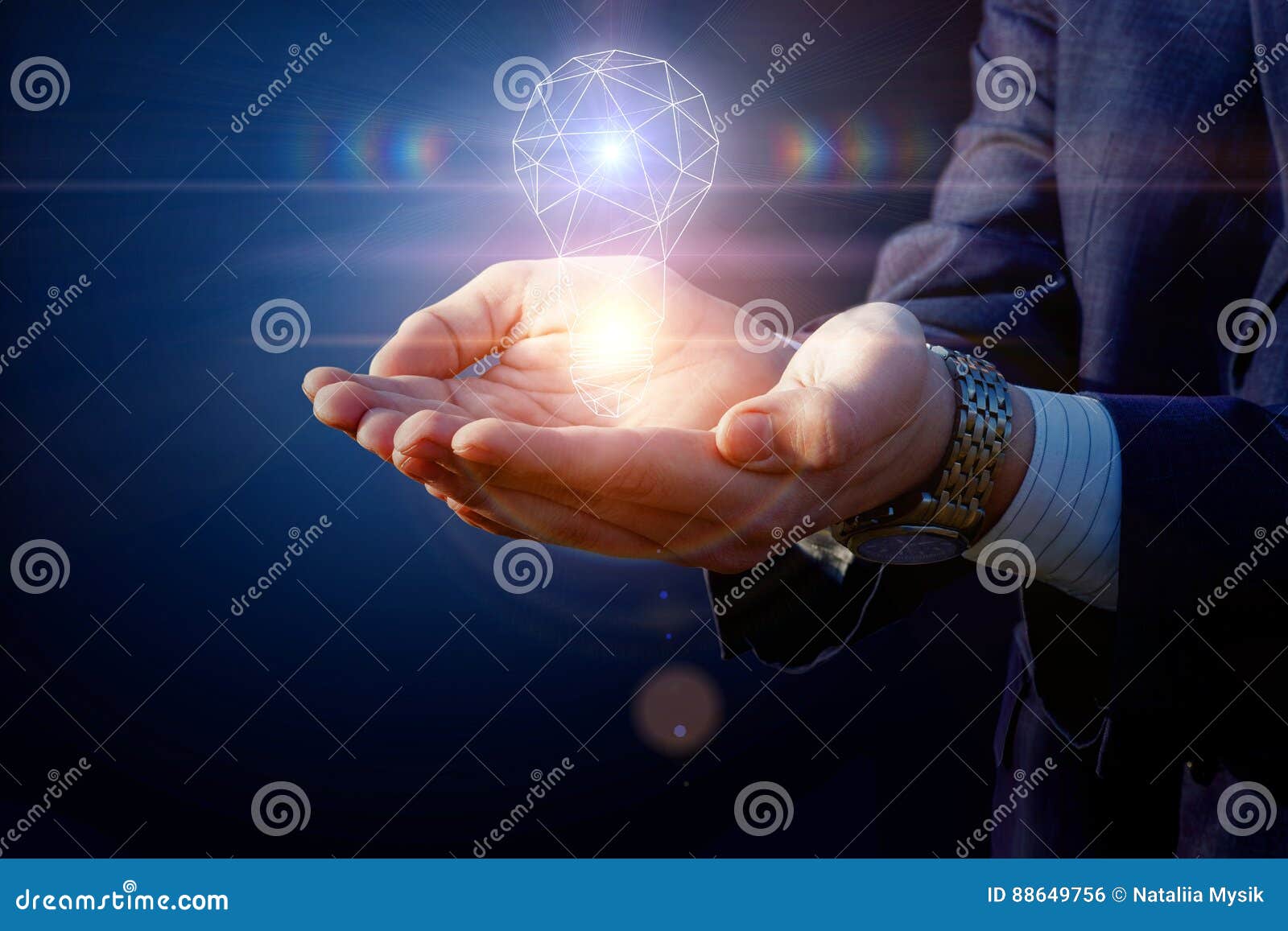 Support Innovative Ideas of the Owner of the Business . Stock Photo ...
