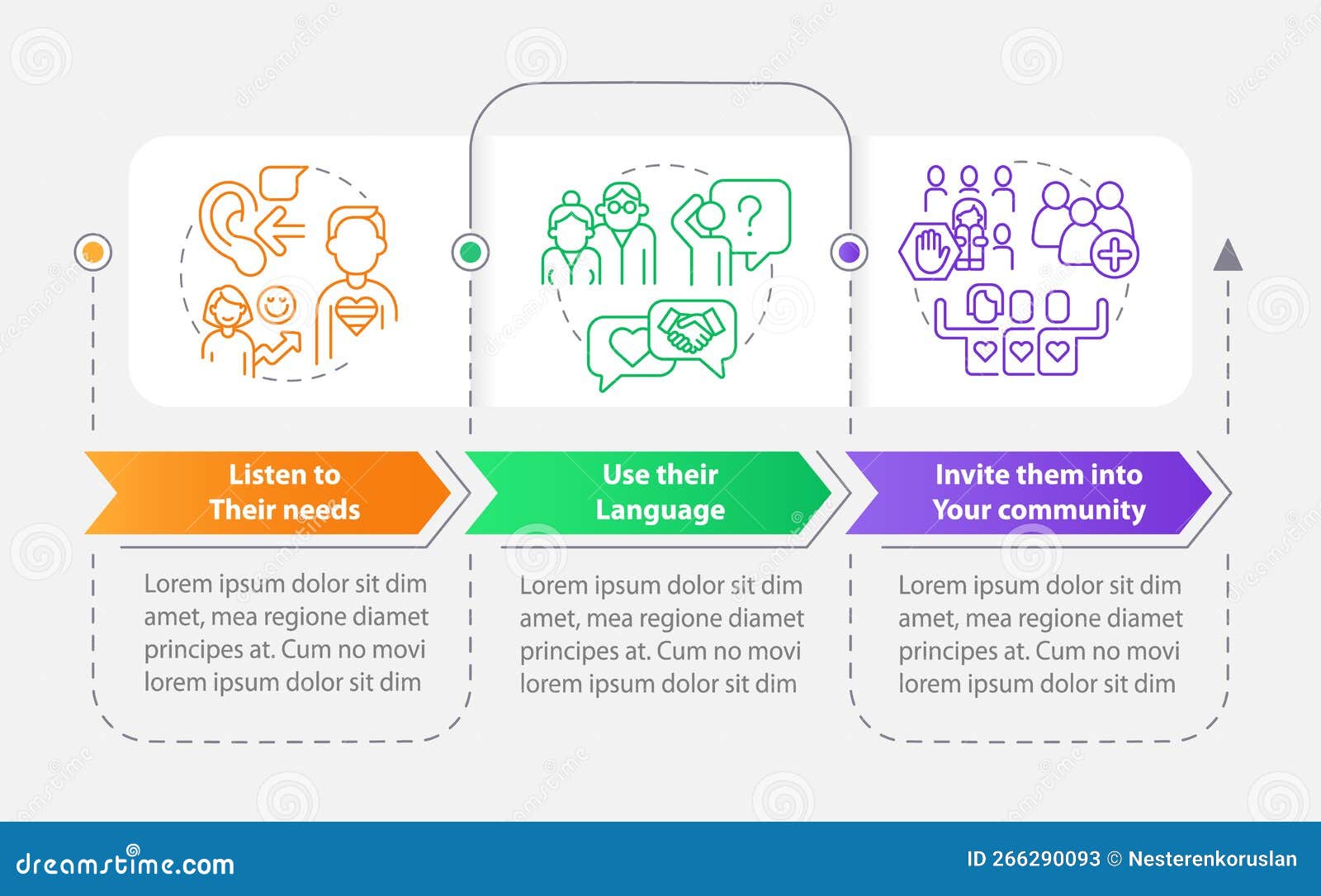 Support LGBTQ Seniors Rectangle Infographic Template Stock Illustration ...