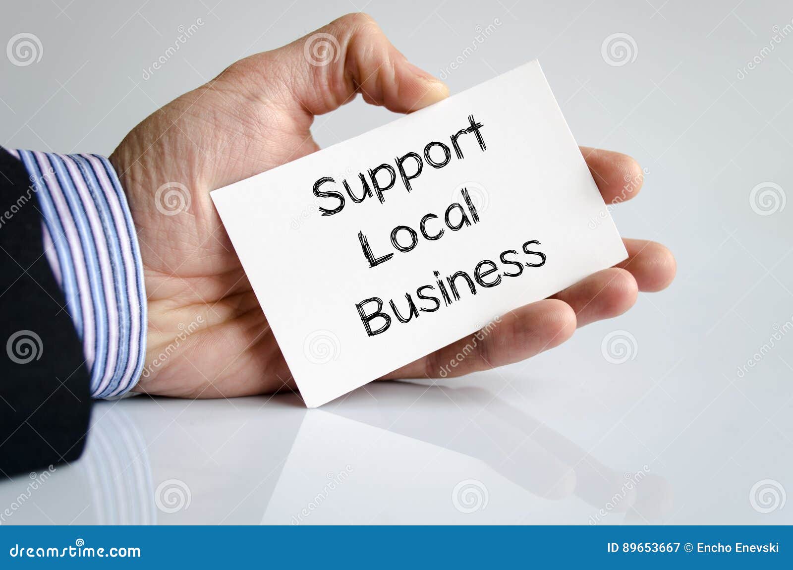 Support Local Business Text Concept Stock Image - Image of choice ...