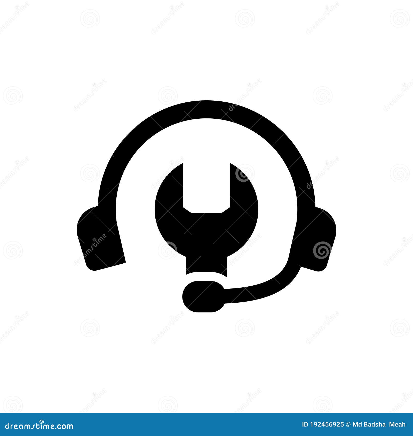 Support Management Icon stock vector. Illustration of service - 192456925