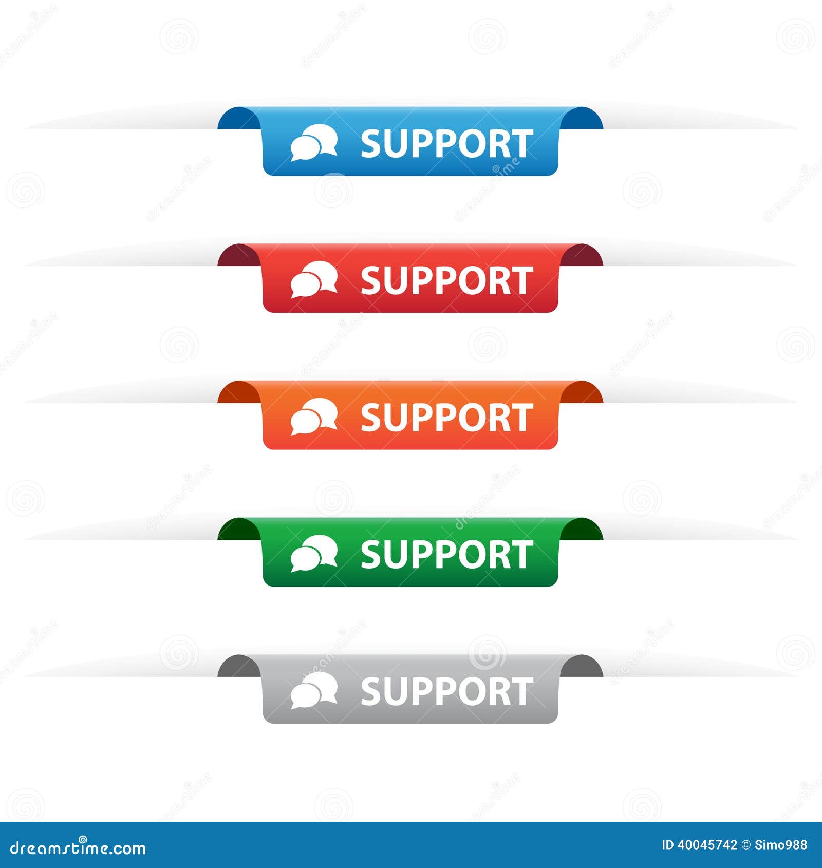 Support paper tag labels stock vector. Illustration of balloon - 40045742