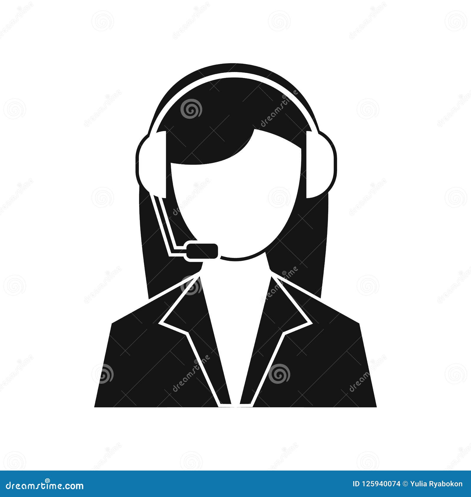 Phone Operator Clipart