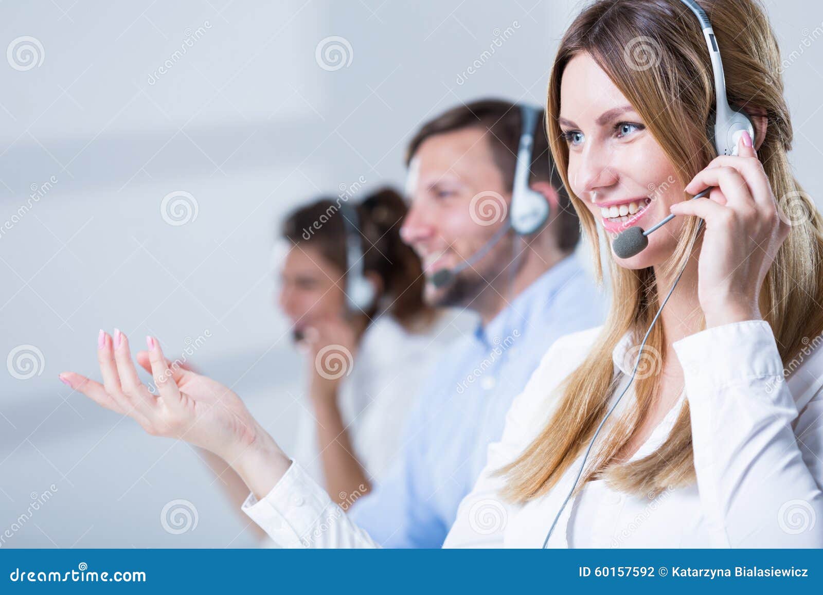 Support phone operators stock photo. Image of consultant - 60157592