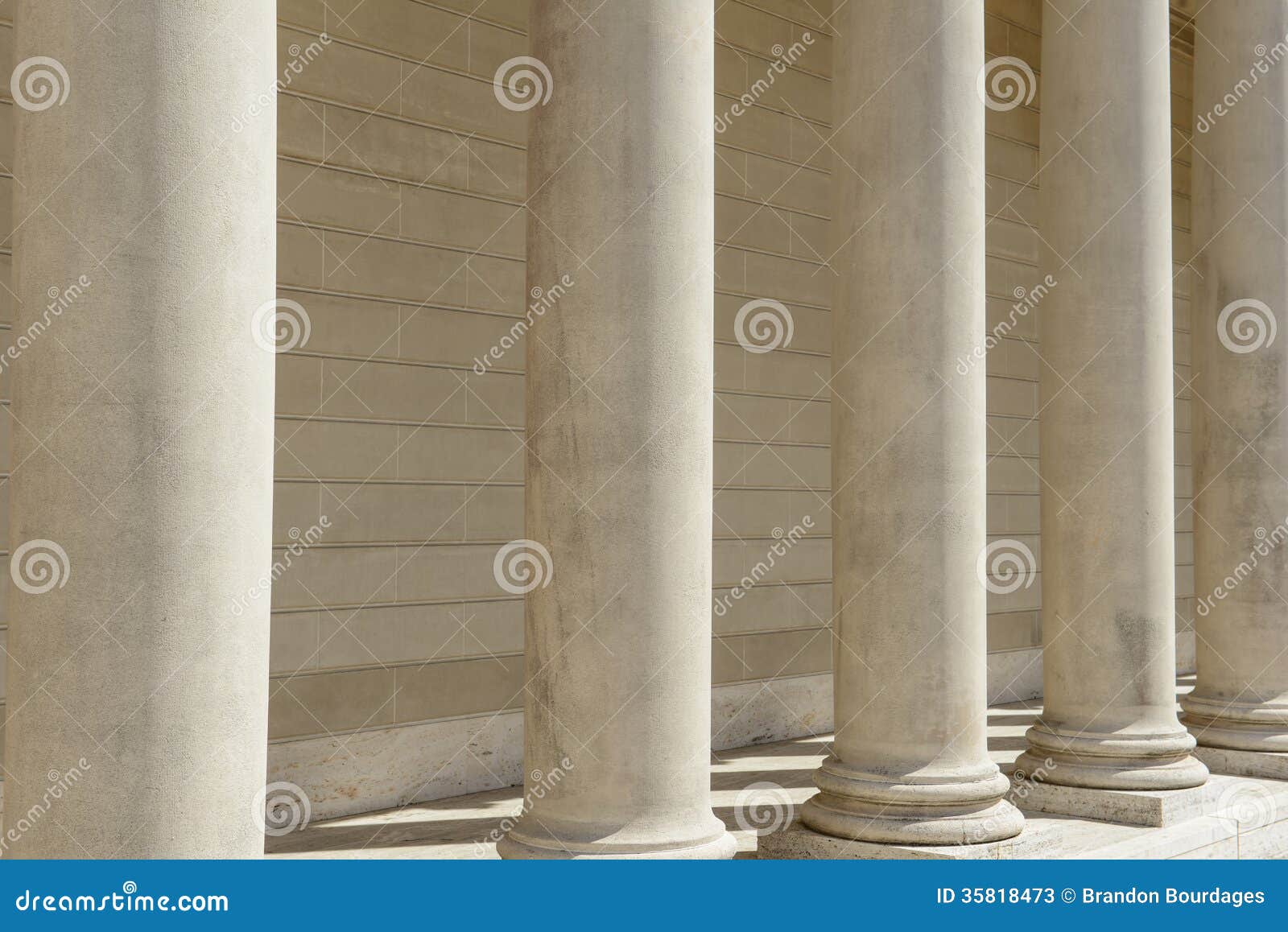 Support Pillars stock image. Image of courthouse, freedom - 35818473