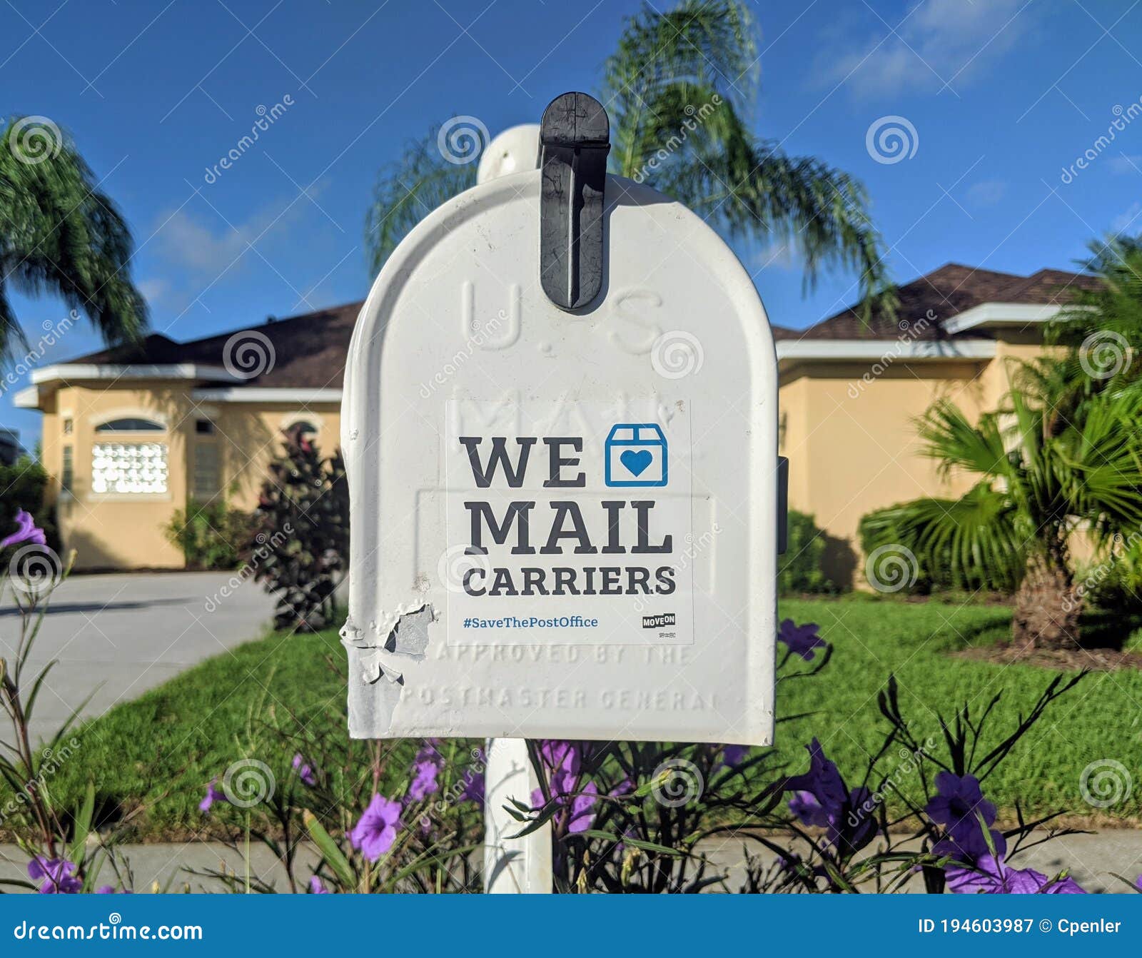 Support for the Postal Service. Editorial Photography - Image of ...