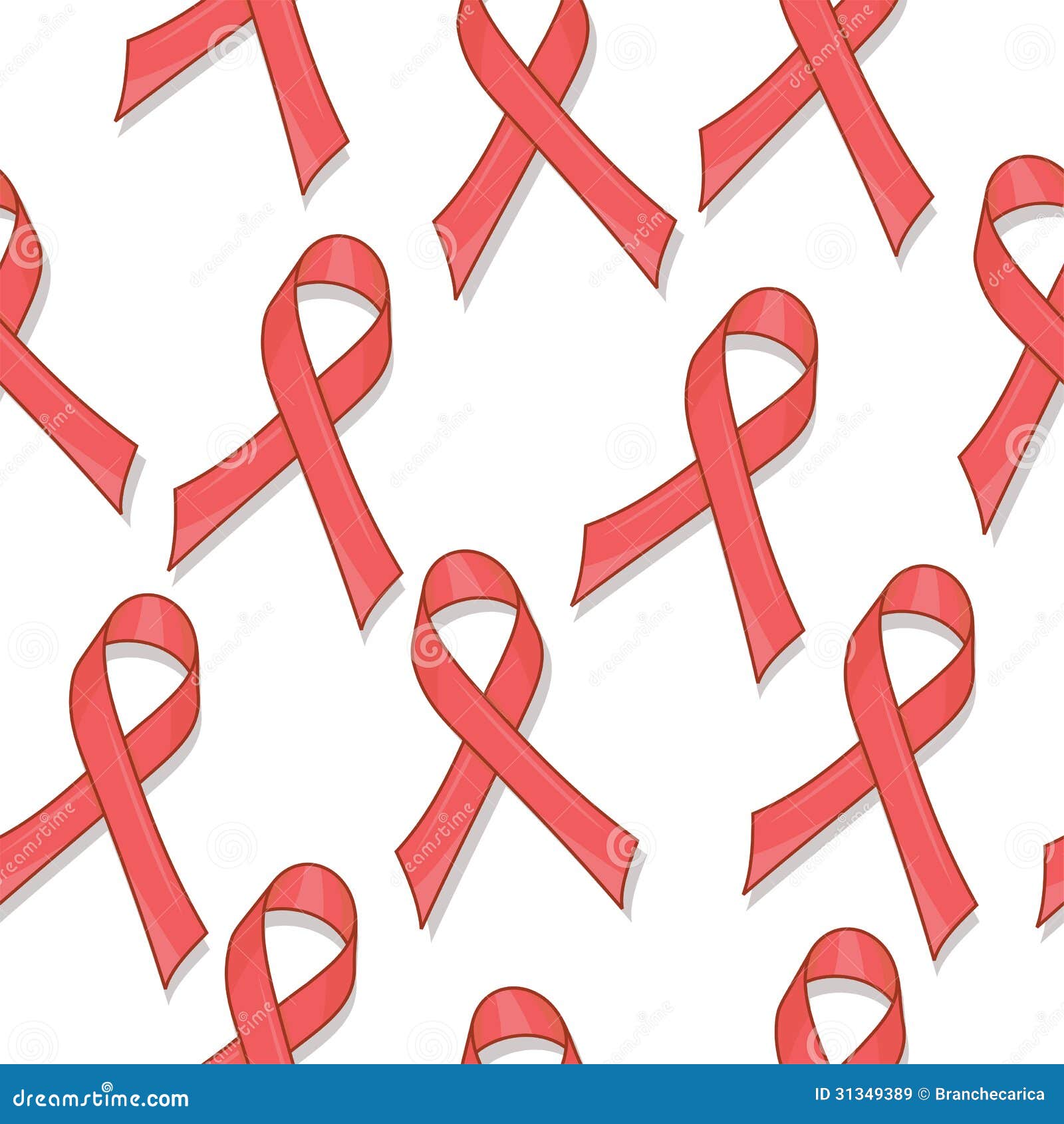 Support ribbon pattern stock vector. Illustration of survival - 31349389