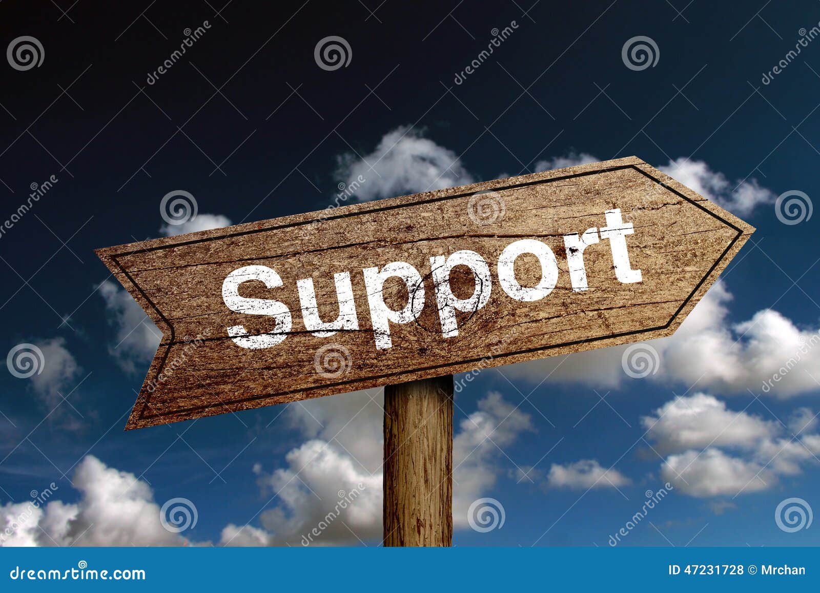 Support Road Sign stock photo. Image of support, innovation - 47231728
