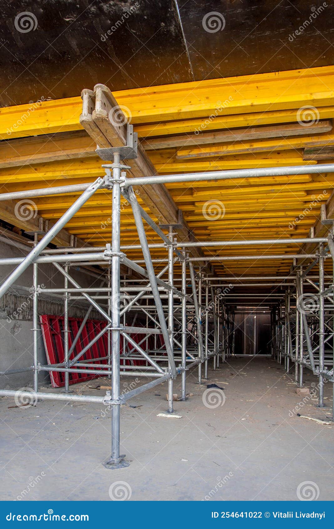 Support scaffolding system stock photo. Image of tube - 254641022