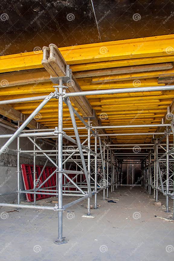 Support scaffolding system stock photo. Image of tube - 254641022