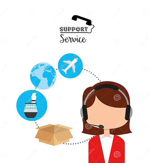Support service design stock vector. Illustration of assistance - 63308988