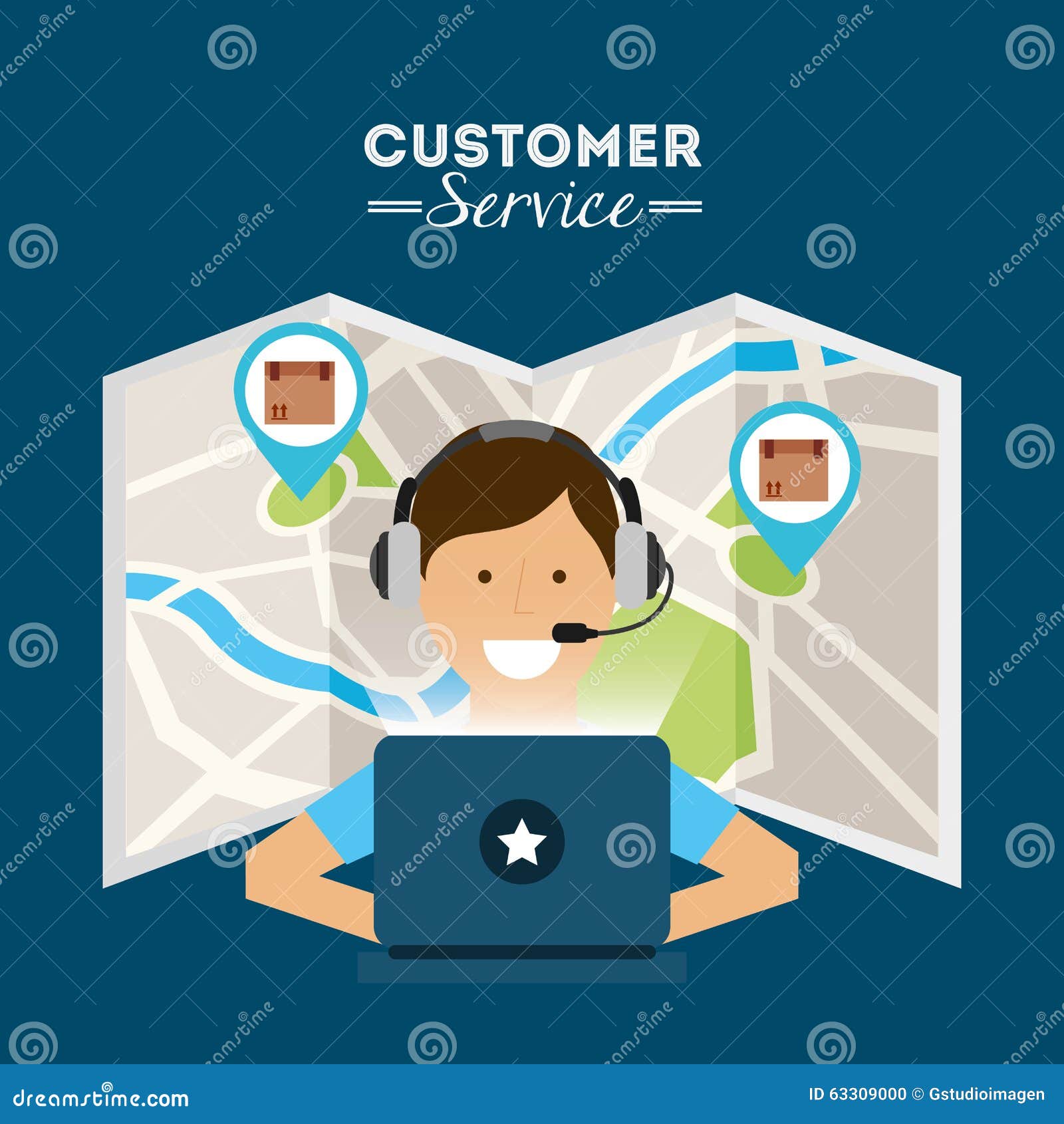 Support service design stock vector. Illustration of online - 63309000