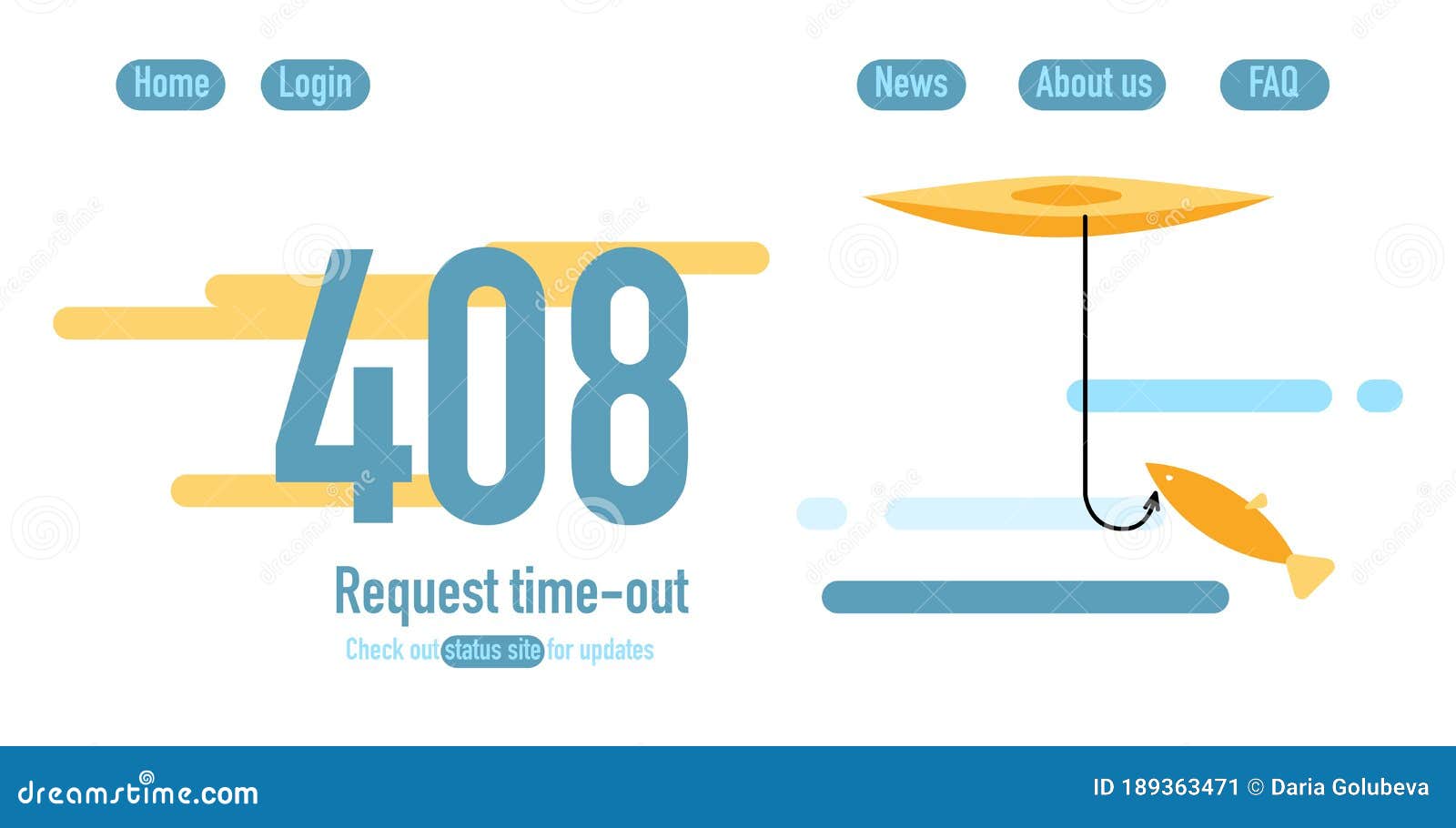 408 Error. Request Time-out. Update Page. Banner or Website with System ...