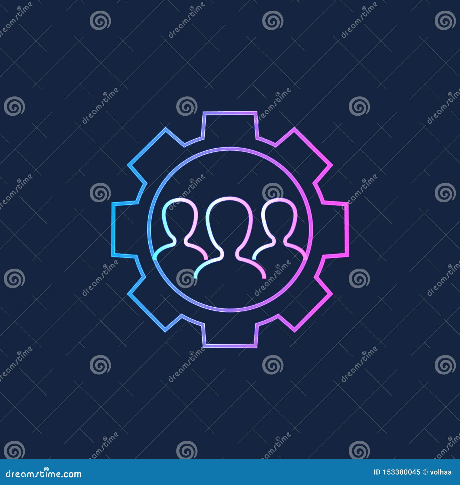 Support Service Icon. User Settings Stock Vector - Illustration of ...