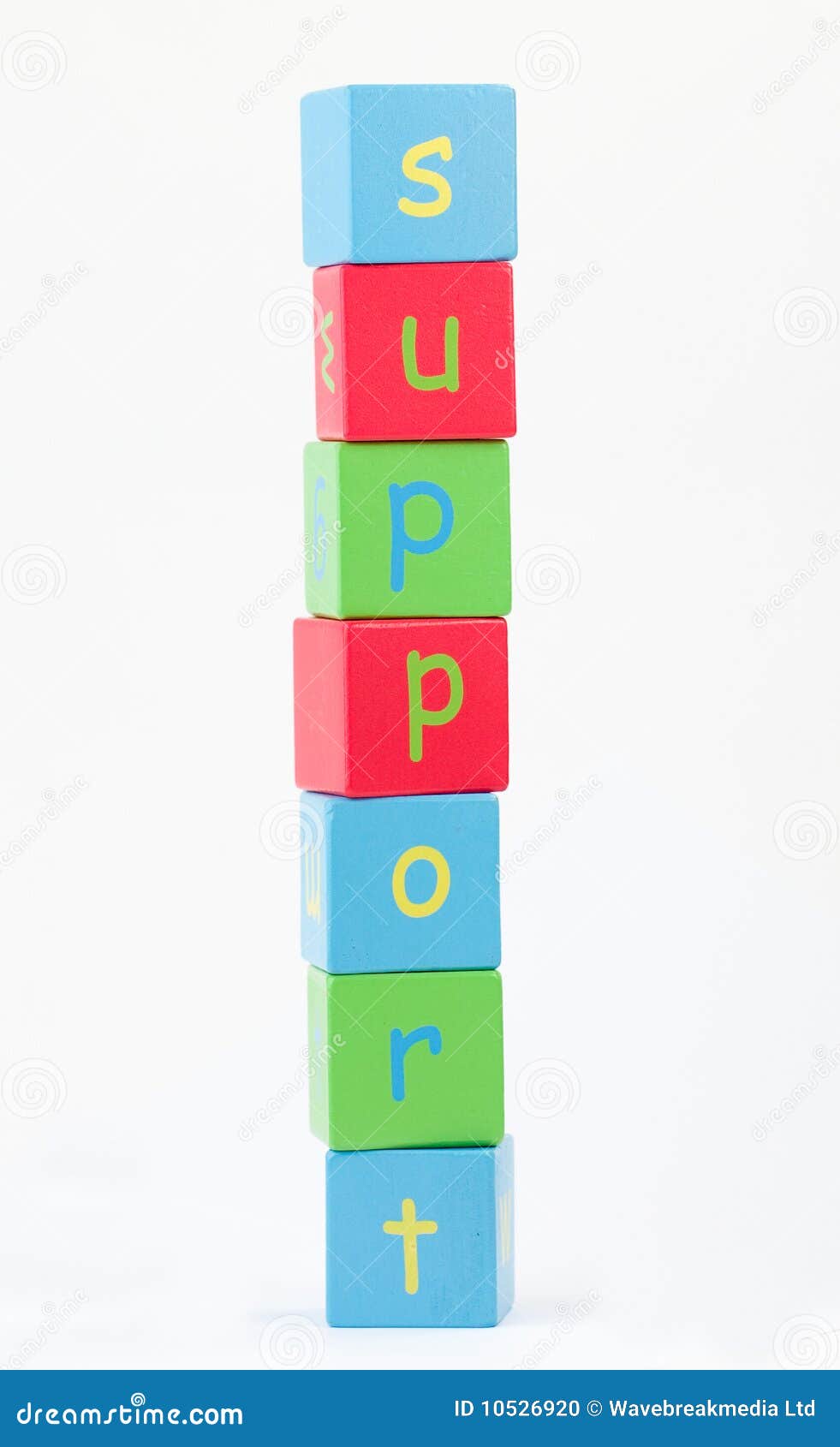 Support Spelt Out in Letters Stock Photo - Image of shape, ideas: 10526920
