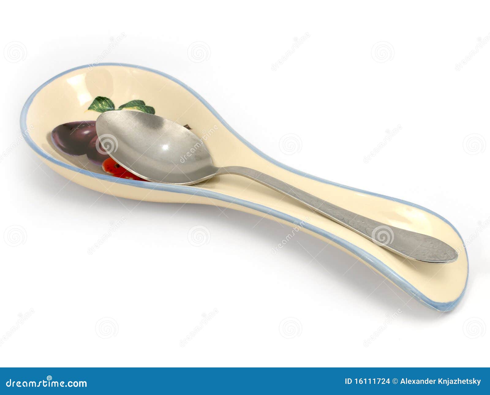 Support for a spoon stock photo. Image of appliance, instrument - 16111724