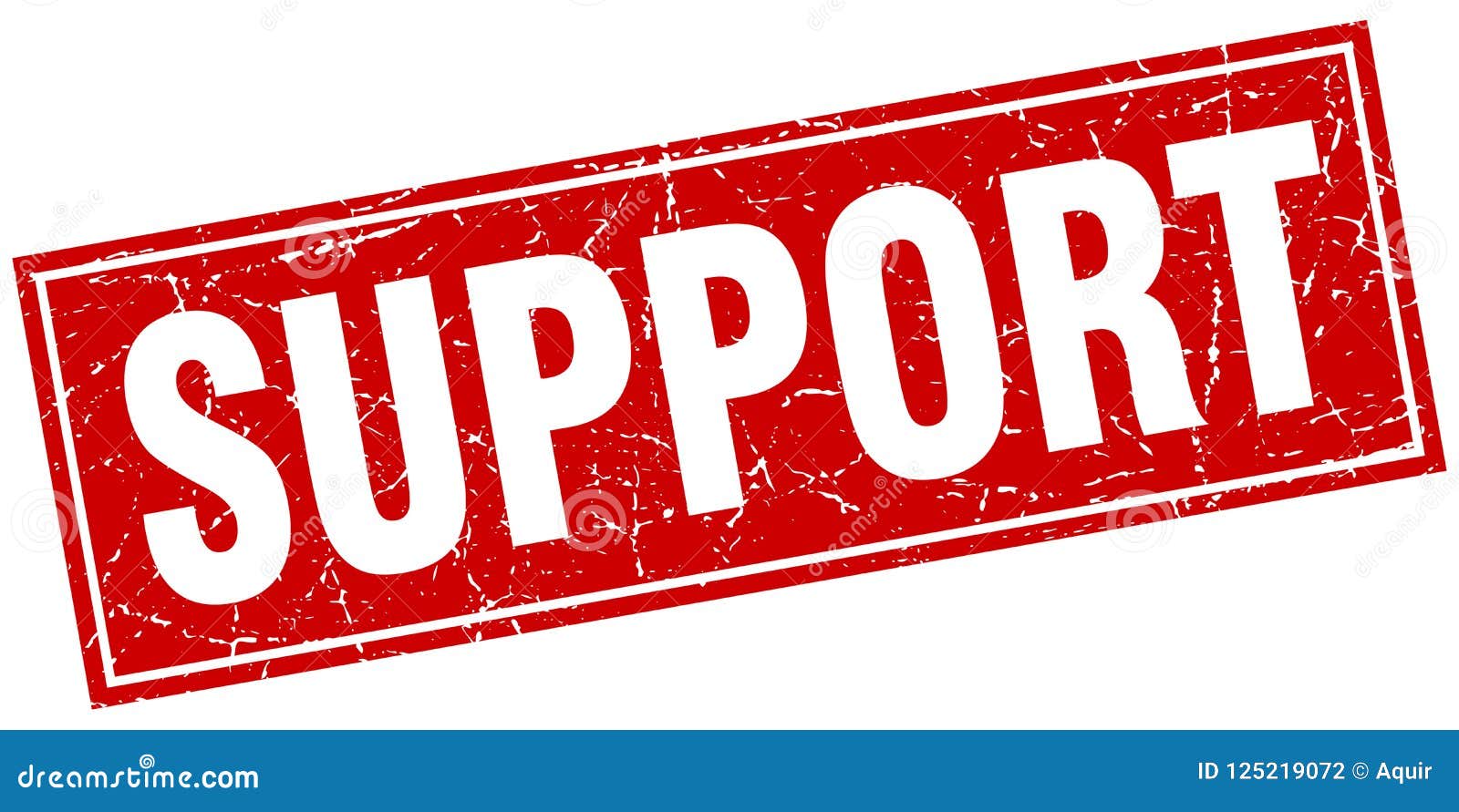 Support stamp stock vector. Illustration of grungy, rubber - 125219072