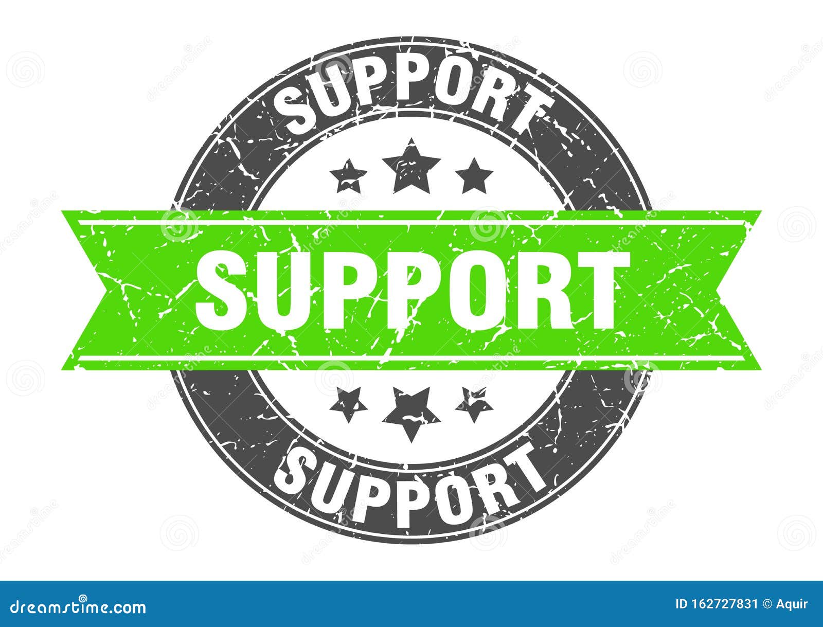 Support stamp stock vector. Illustration of grunge, sign - 162727831