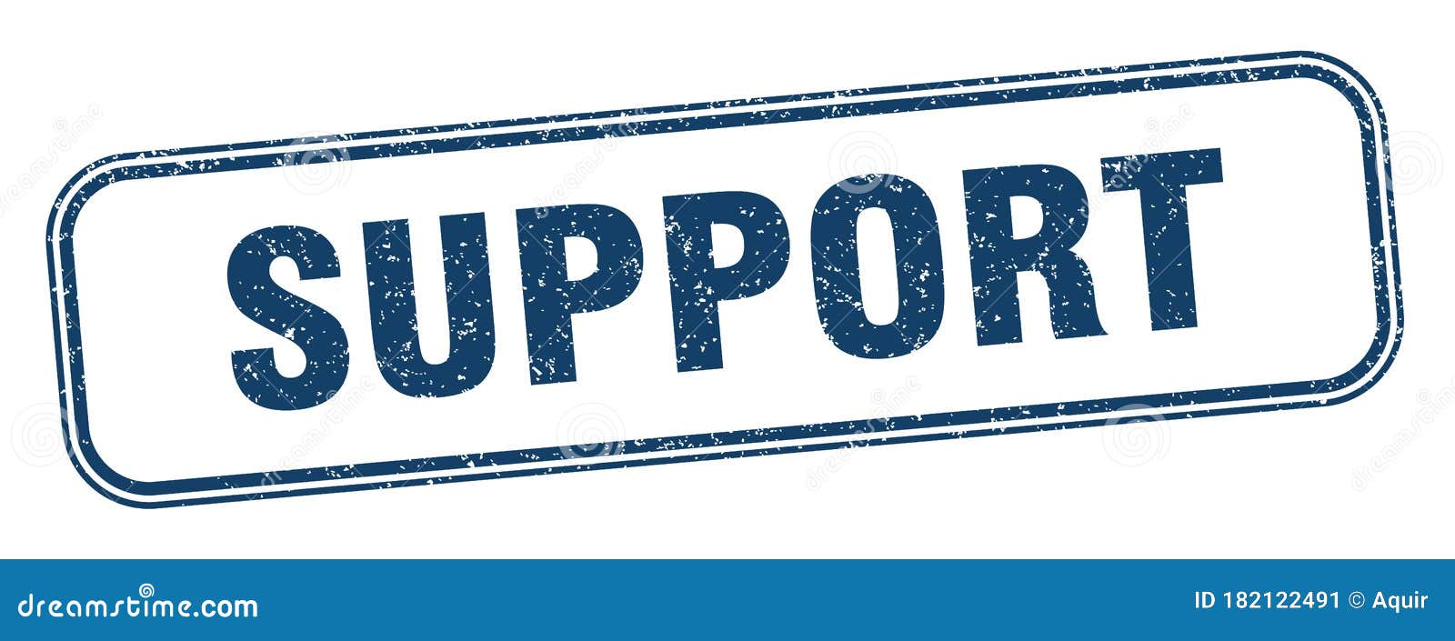 Support Stamp. Support Square Grunge Sign Stock Vector - Illustration ...