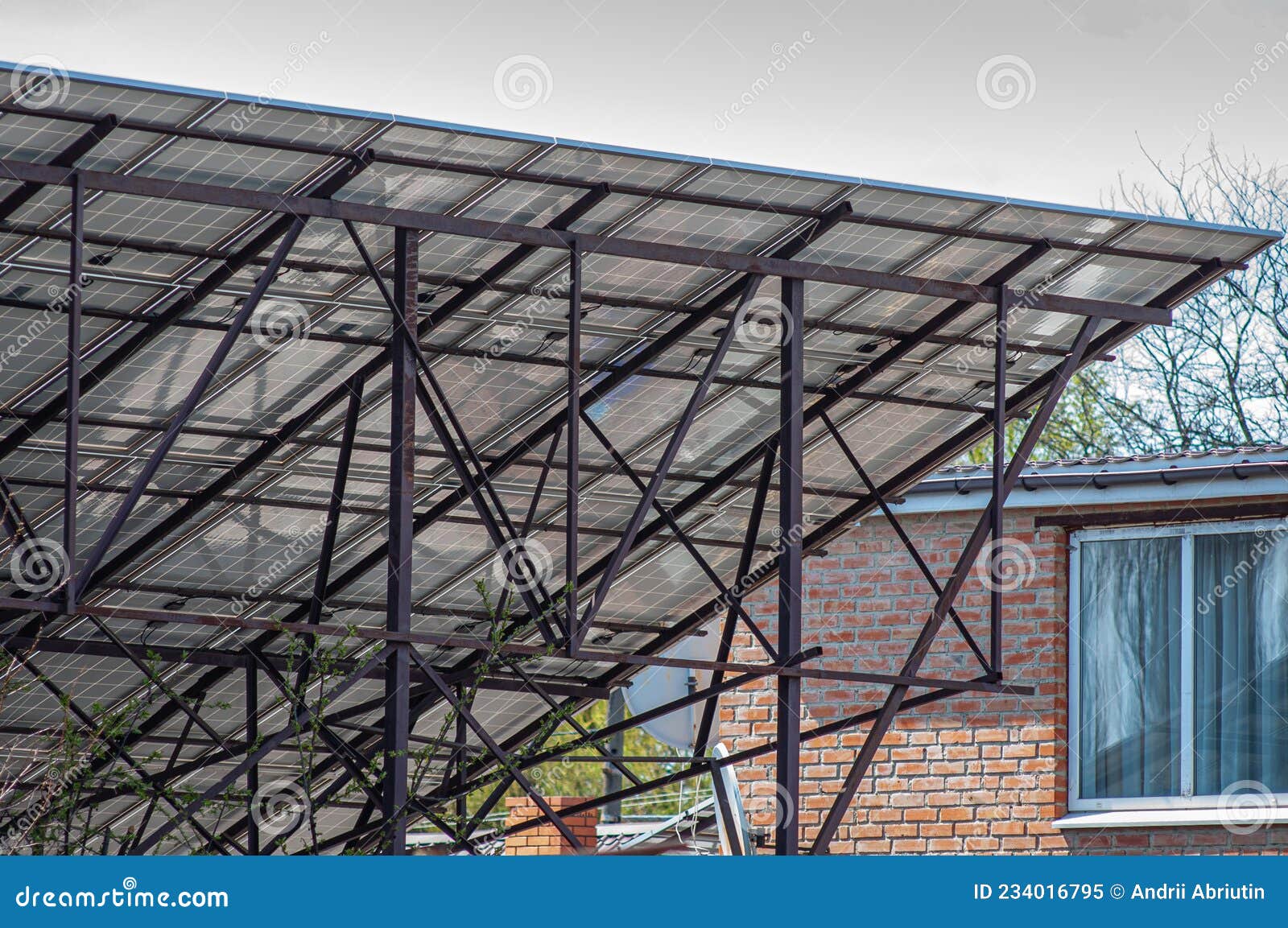 Support Structure for Solar Panels. Autonomous Energy in Individual ...