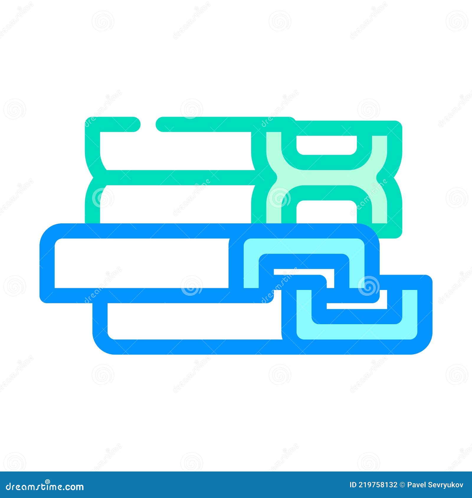 Support Structures, Beams and Channels Building Material Color Icon ...