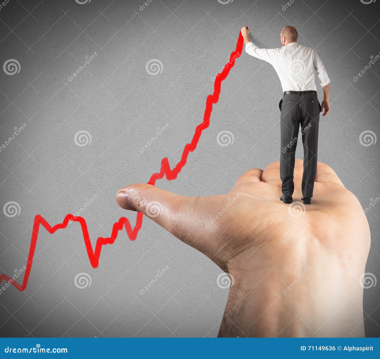 Support for success stock photo. Image of drawing, growth - 71149636