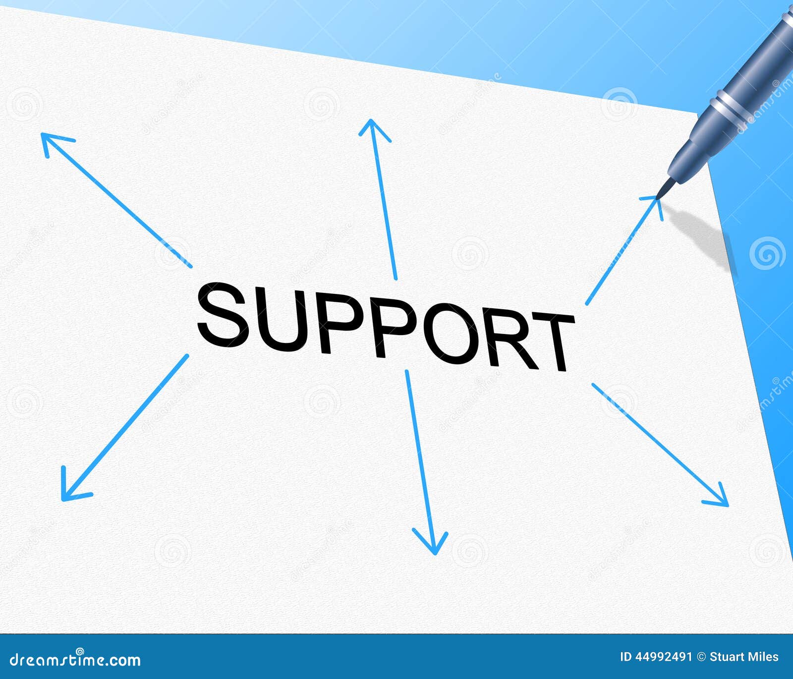 Support Supporting Represents Counselling Helping and Assist Stock ...