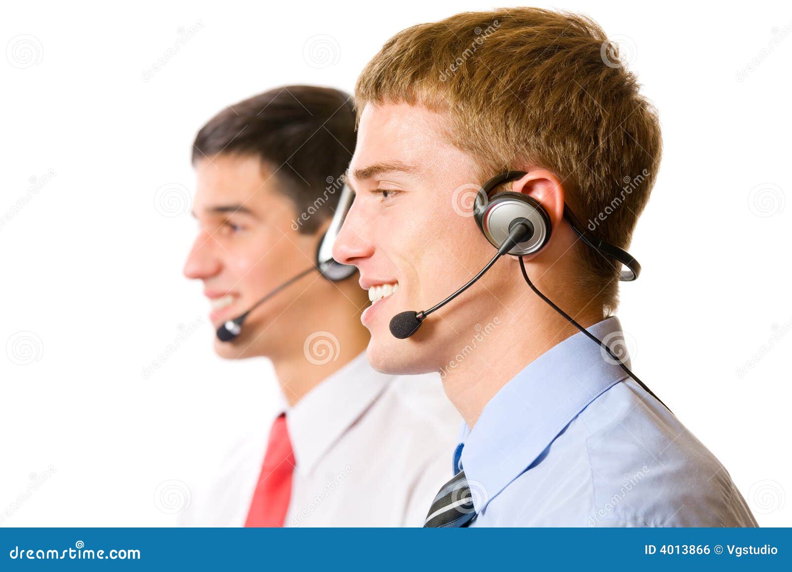 Support team stock photo. Image of headset, isolation - 4013866