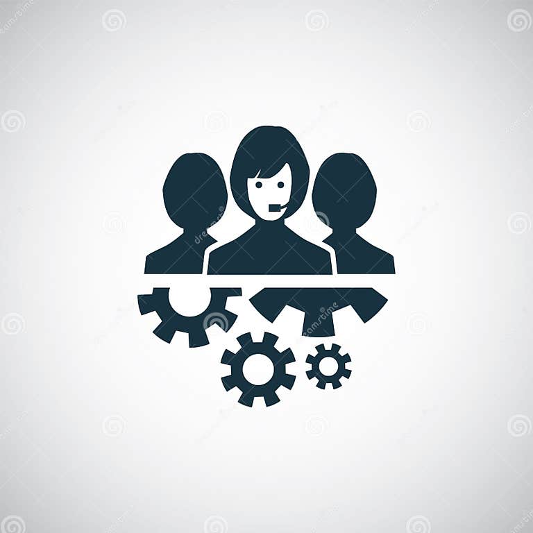 Support Team Icon. for Web and Stock Vector - Illustration of design ...